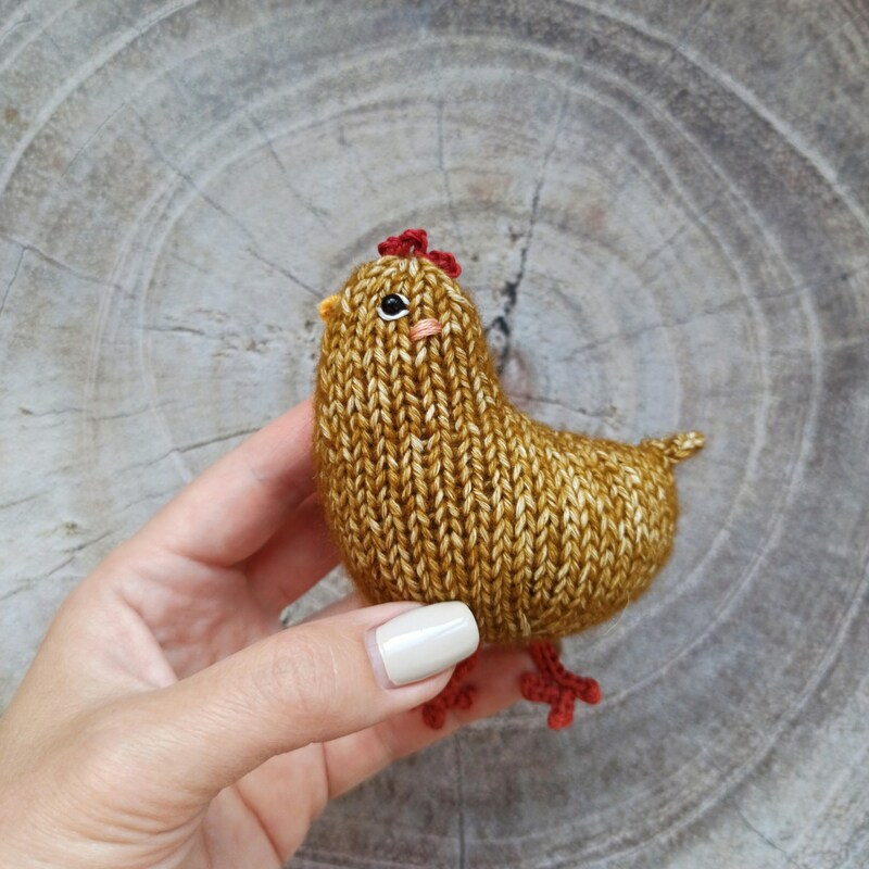 Chicken Knitting Pattern - Etsy