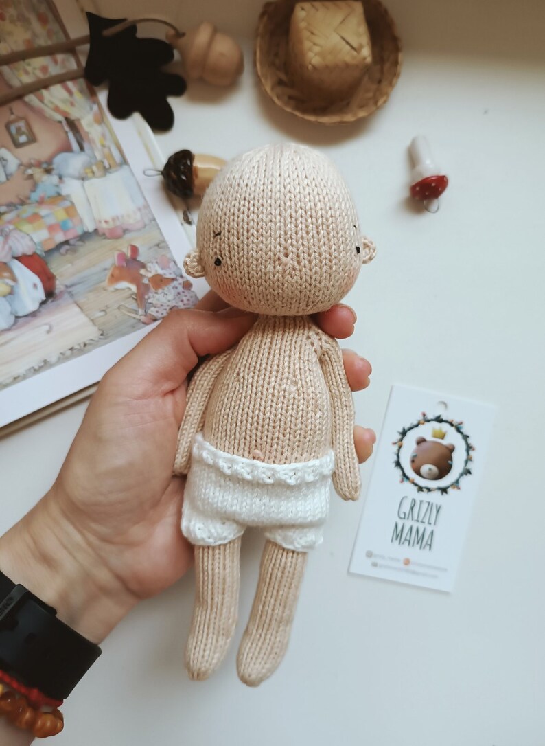 Knitted Doll Pattern - Etsy
