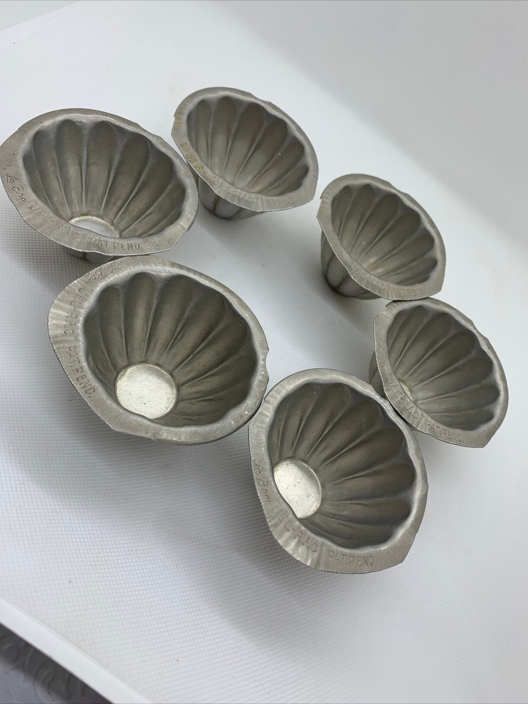 Vintage La Bra Jello Aluminum Molds - Etsy