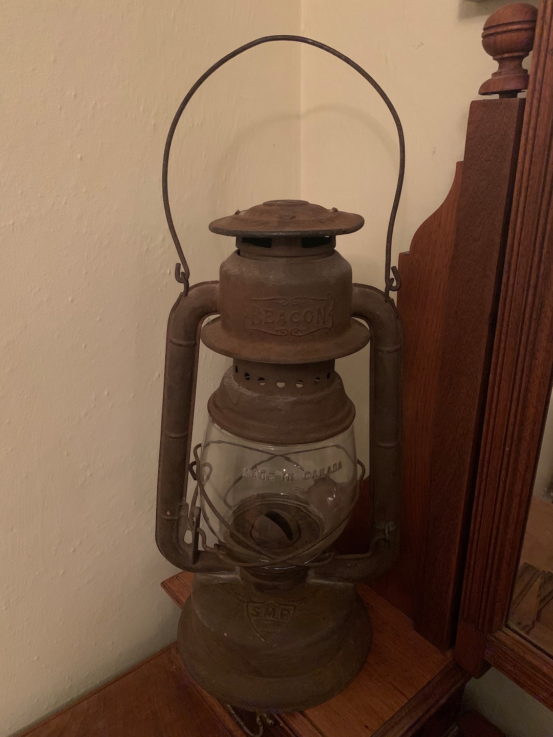 Vintage Beacon Lantern Short Globe 1920's: SMP Sheet Metal Products - Etsy