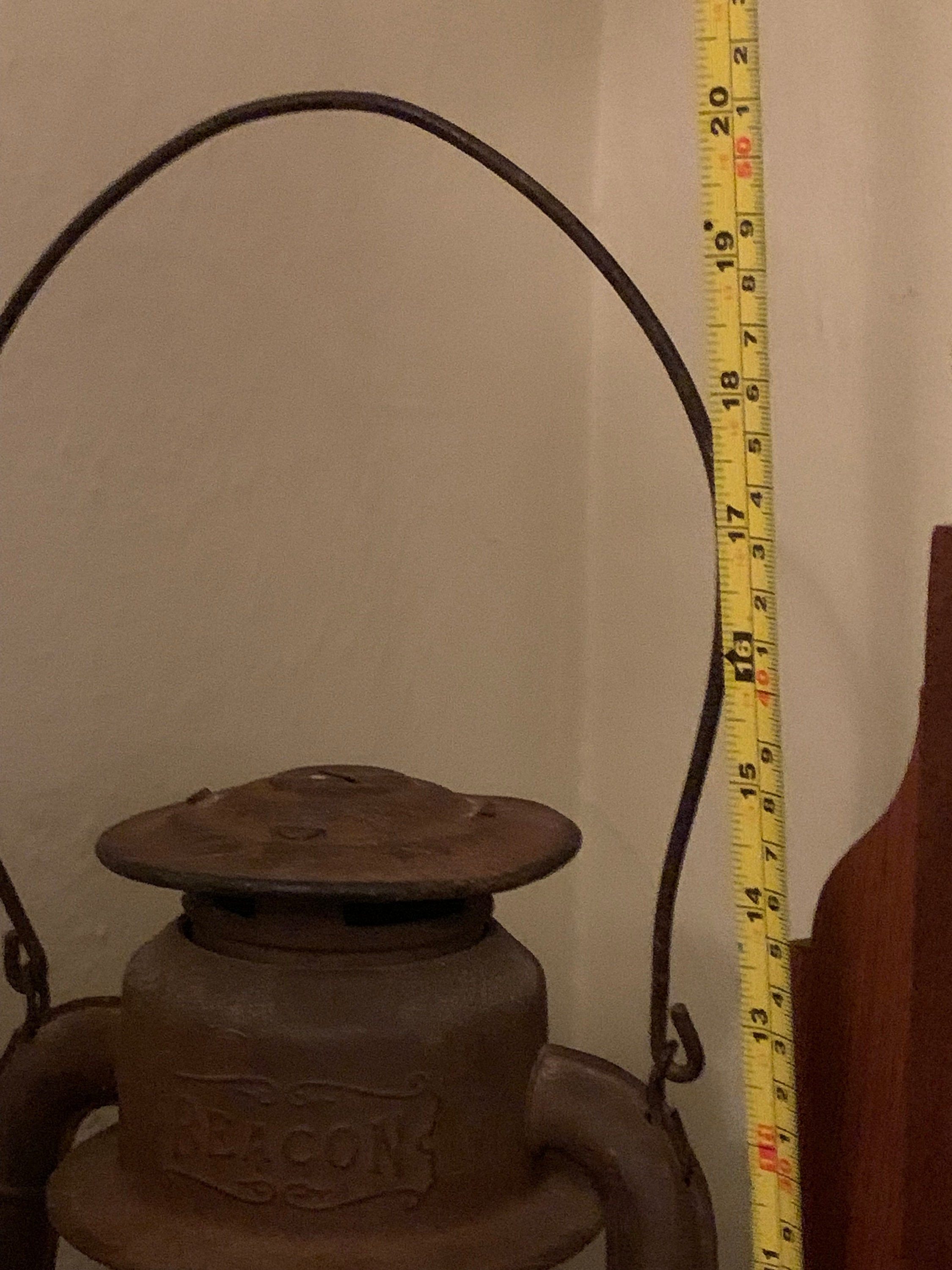 Vintage Beacon Lantern Short Globe 1920's: SMP Sheet Metal Products - Etsy