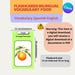 Bilingual Food Vocabulary Flashcards Spanish & English Learning Tool ...