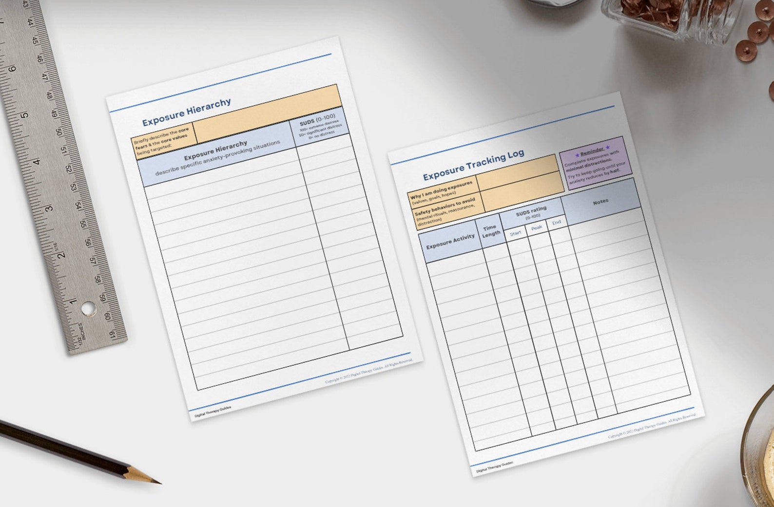ERP Workbook | OCD Exposure Treatment Guide (fillable PDF) - Etsy