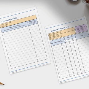 Exposure Workbook | Fillable PDF| ERP Worksheets | Exposure Tools ...