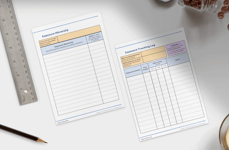 Exposure Workbook | Fillable PDF| ERP Worksheets | Exposure Tools ...