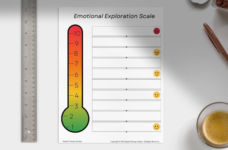 Emotion Regulation | Self Exploration | Mindfulness | Fillable PDF ...