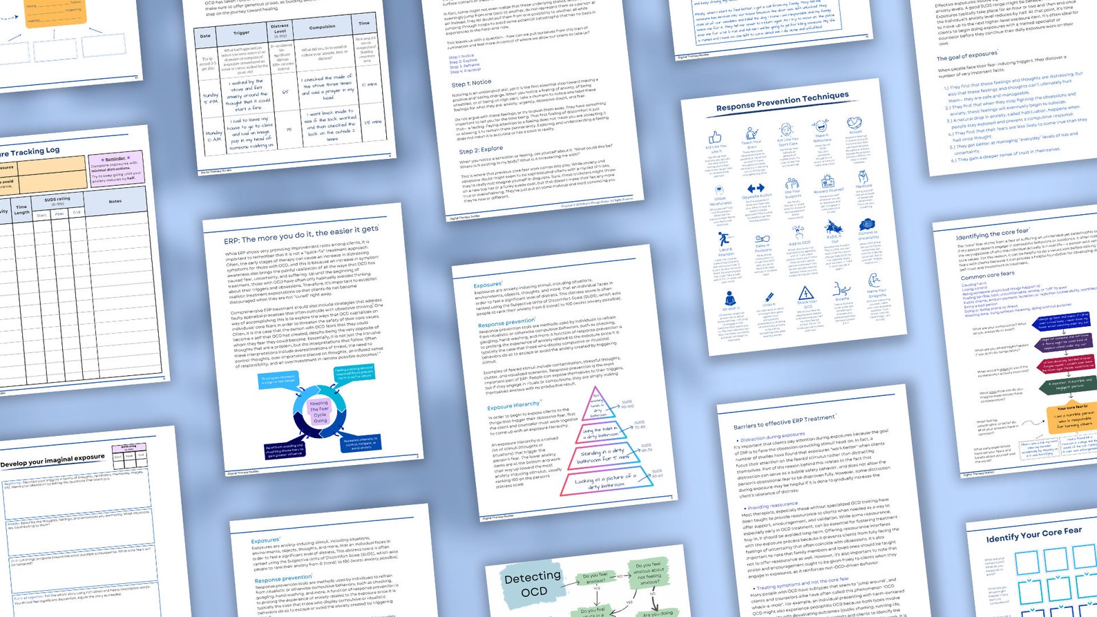 Exposure Workbook | Fillable PDF| ERP Worksheets | Exposure Tools ...