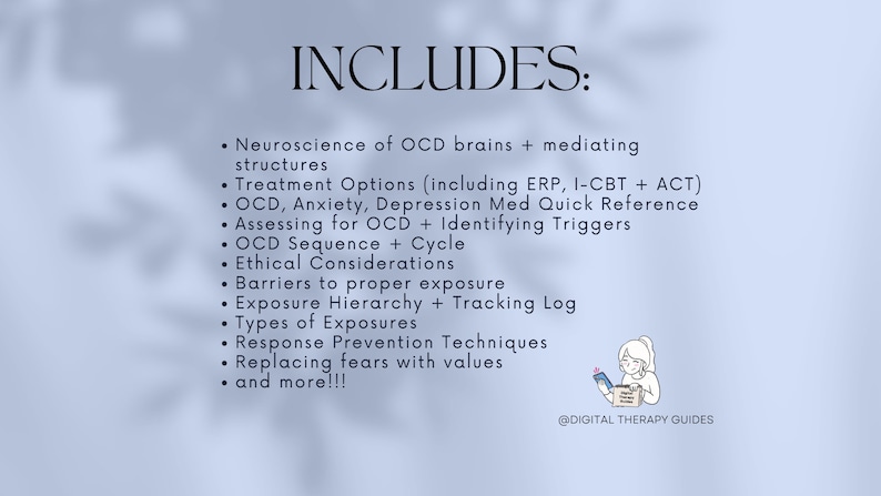 The Ultimate OCD Treatment Bundle, Fillable Pdf, Ocd Awareness, ERP ...