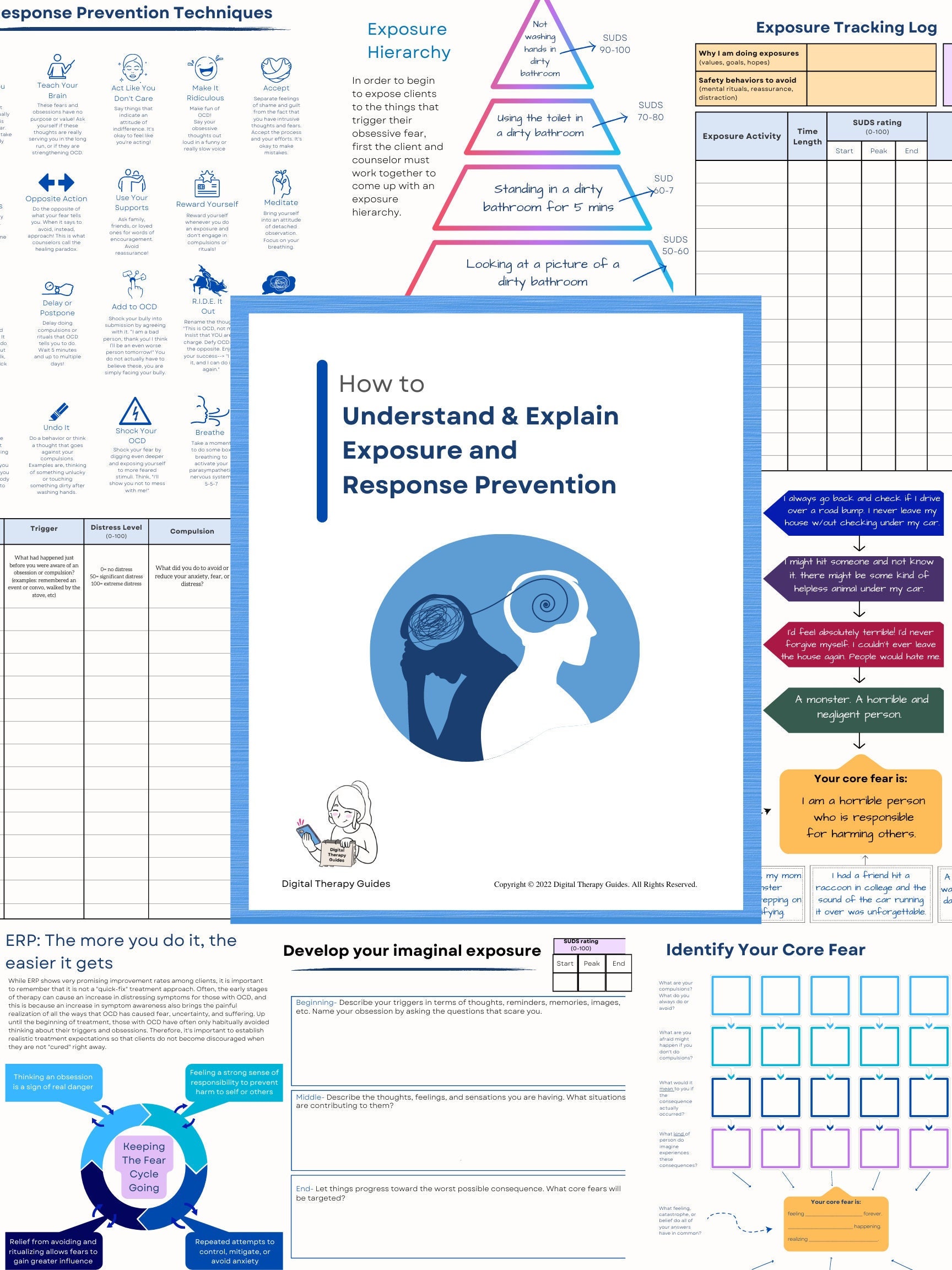 ERP Workbook | OCD Exposure Treatment Guide (fillable PDF) - Etsy