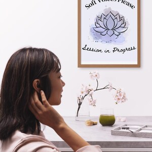 Soft Voices Please Session in Progress | Printable Sign | Download - Etsy
