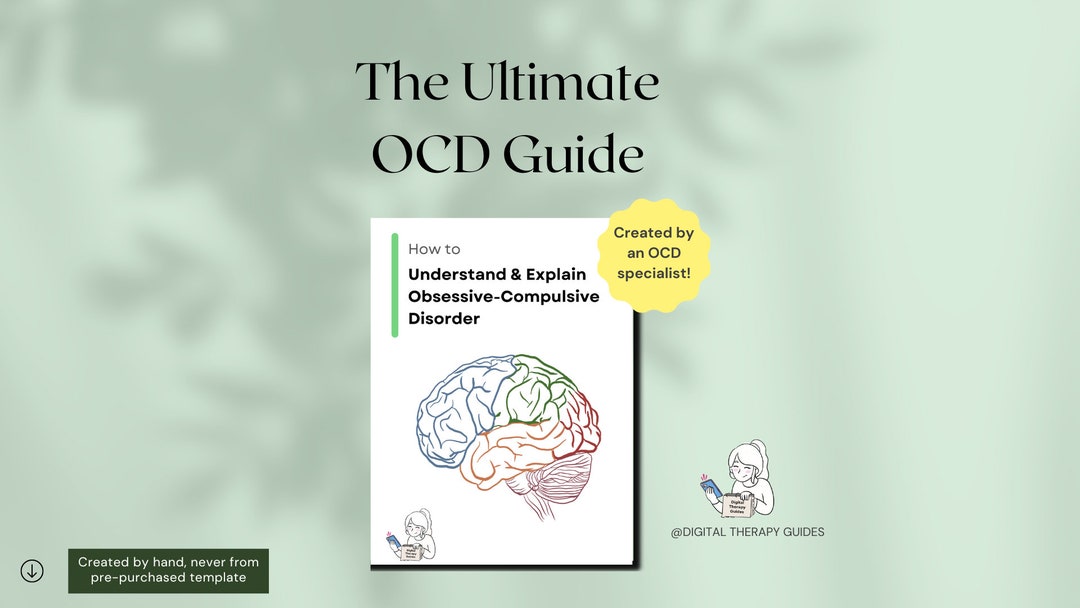 OCD Workbook | OCD Awareness | Fillable Handout| Treatment Guide | ERP ...