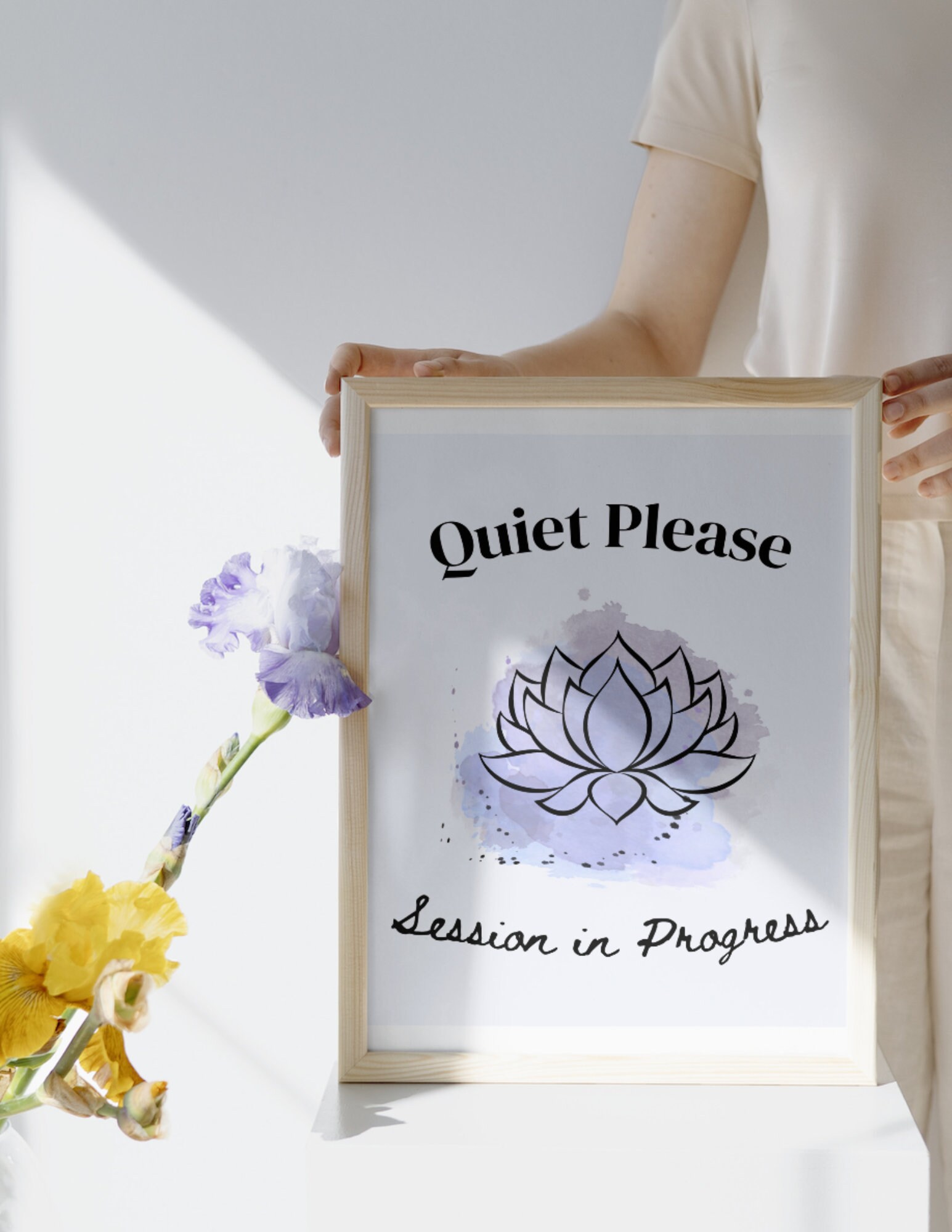 Quiet Please Session in Progress | Printable Sign | Download - Etsy