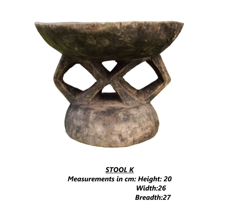 Tribal African Tonga Stools From Binga Zimbabwe Choose From a - Etsy