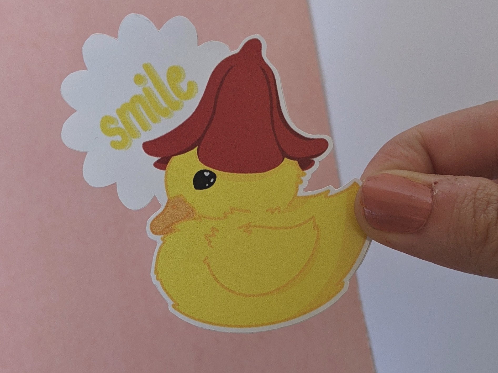 Küken Sticker Entenküken Aufkleber Küken mit Hut | Etsy