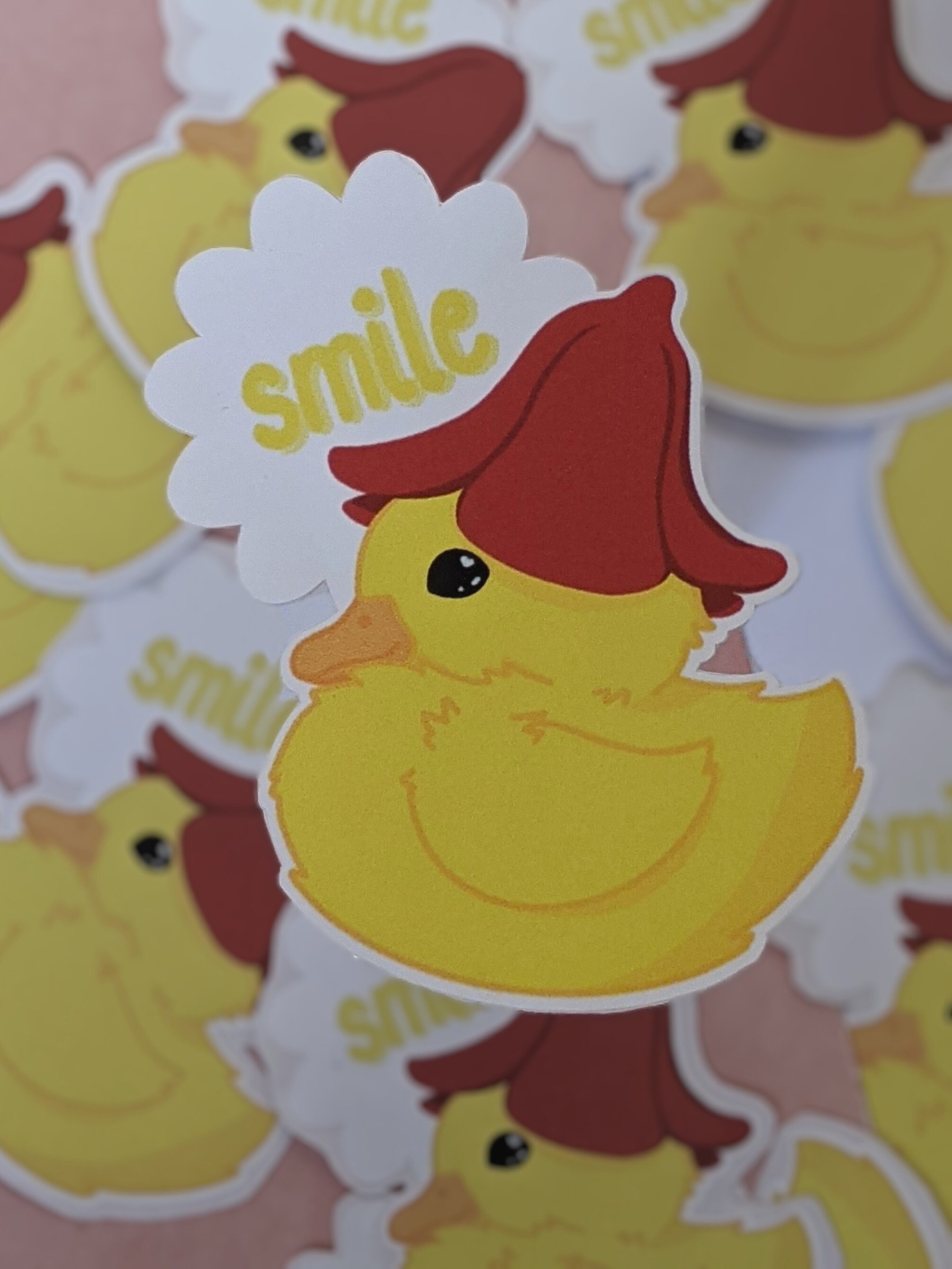 Küken Sticker Entenküken Aufkleber Küken mit Hut | Etsy