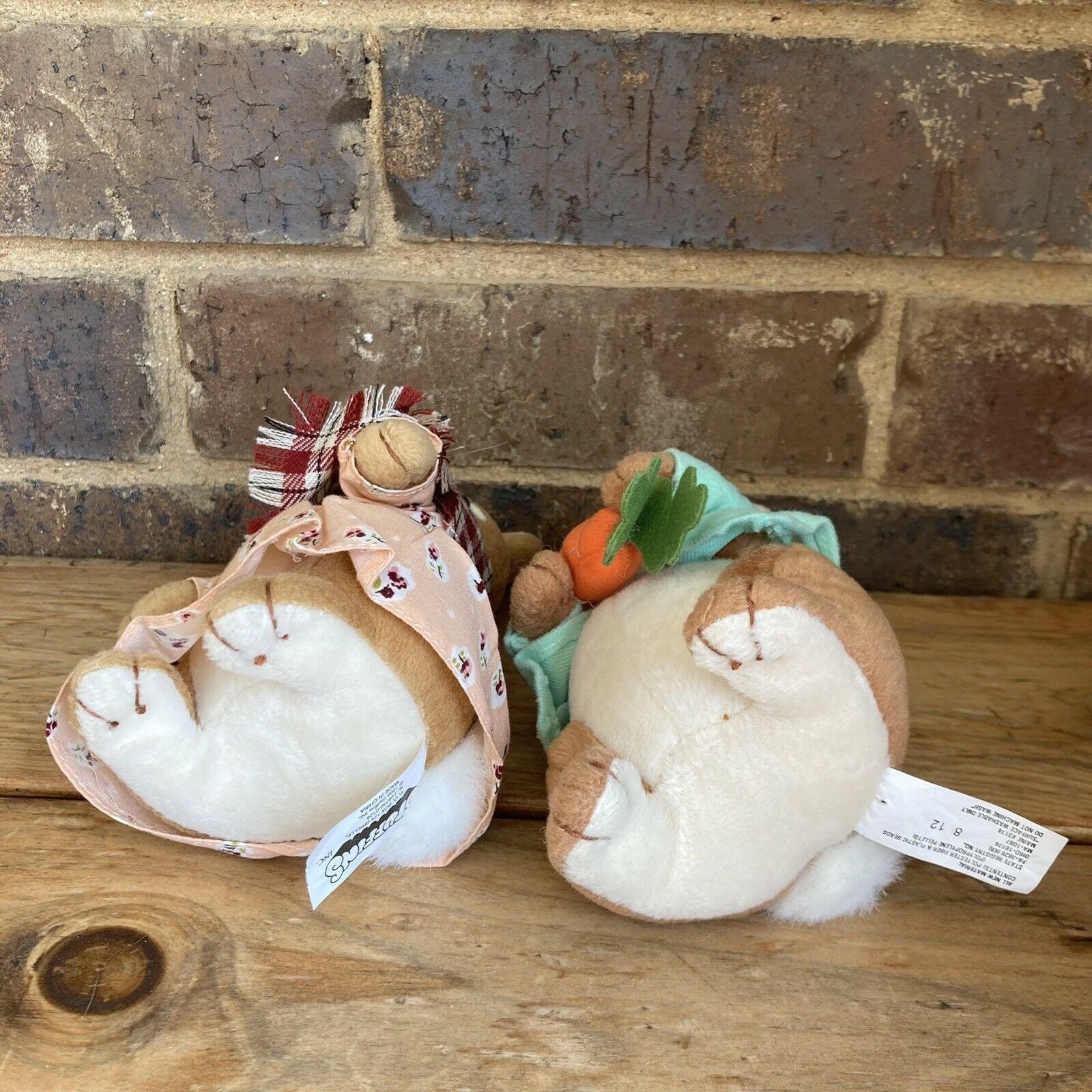 2 Peter Cottontails Fairy Tail Friends Peter and Mrs. Cottontail Plush ...