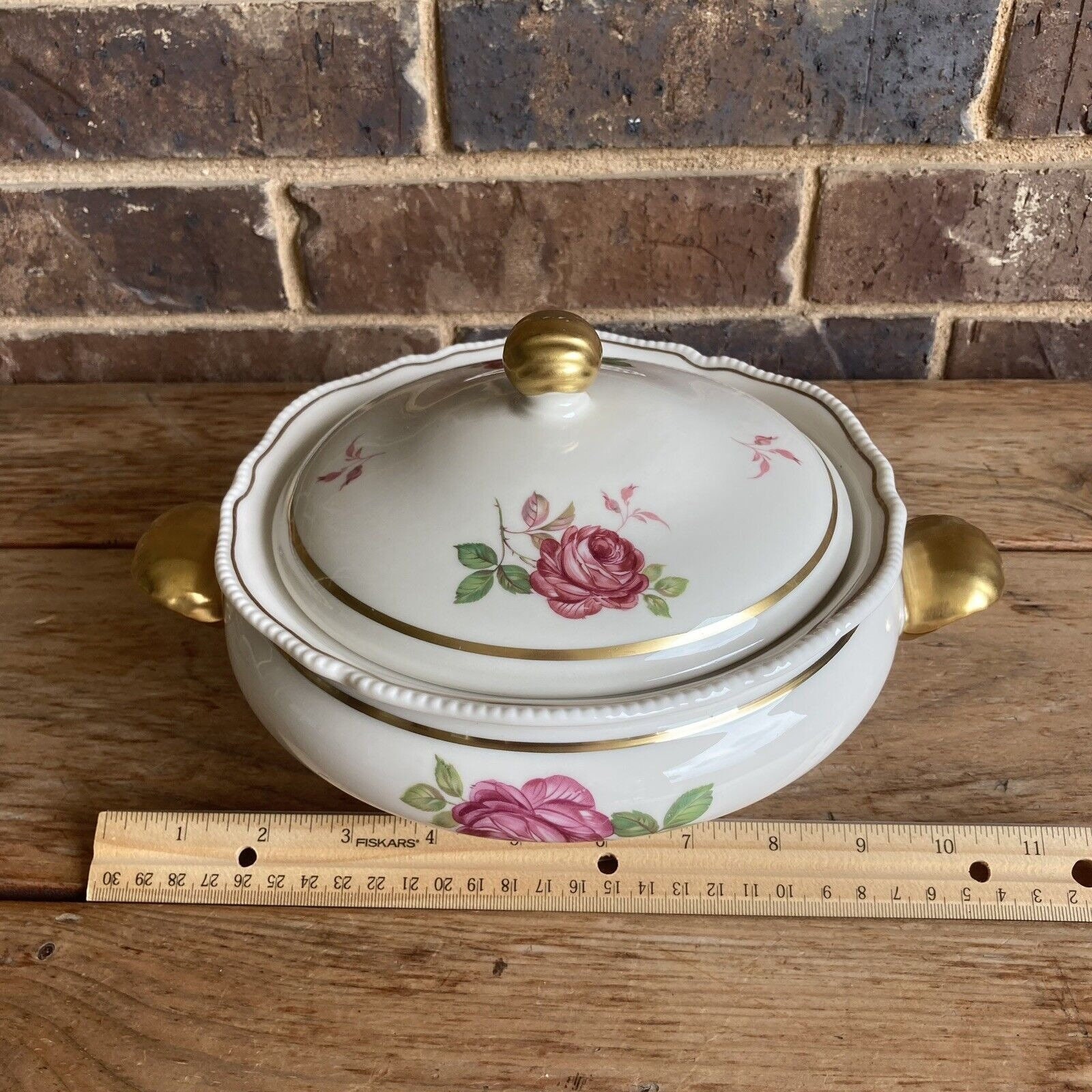 Castleton China Dolly Madison Rose Tureen With Lid - Etsy