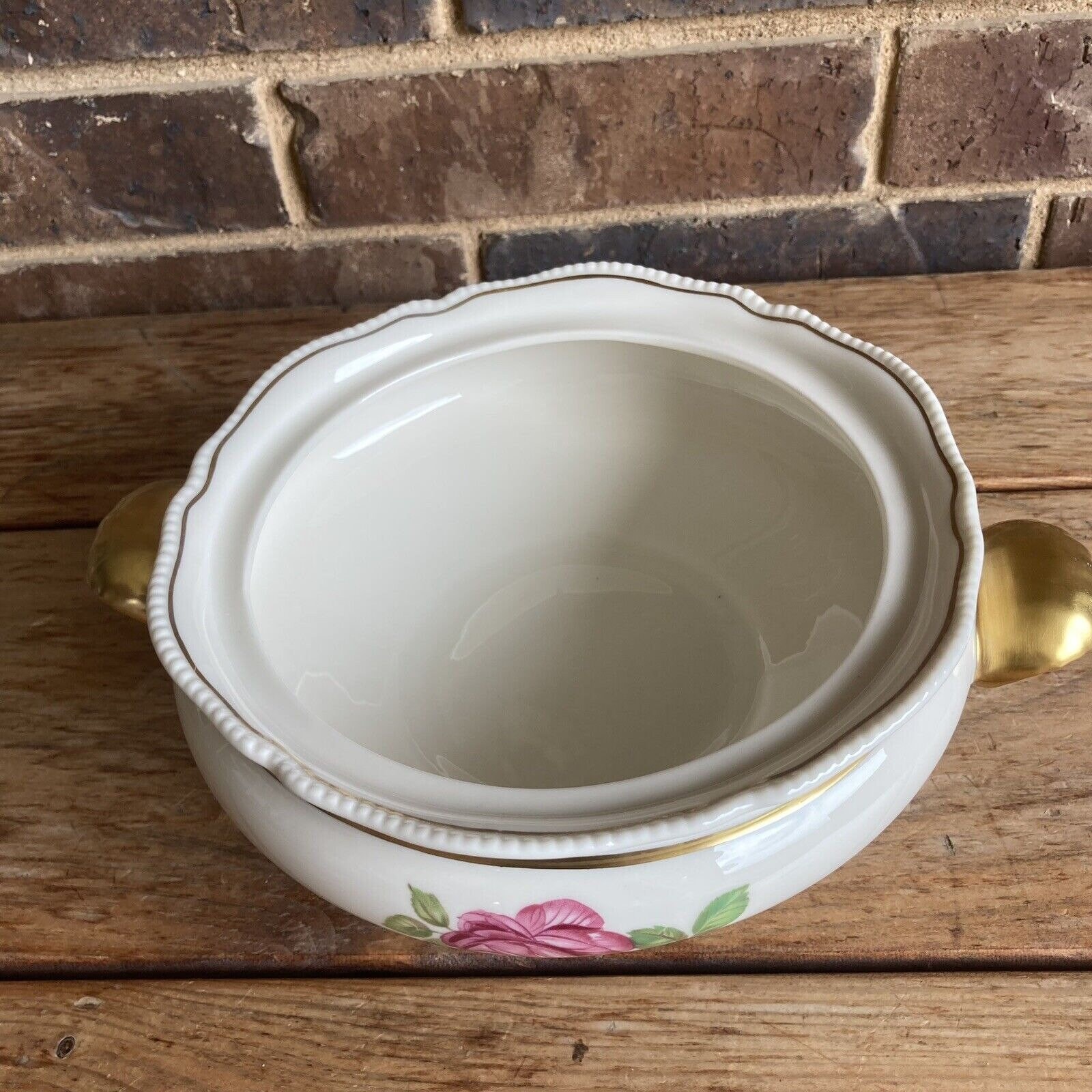 Castleton China Dolly Madison Rose Tureen With Lid - Etsy