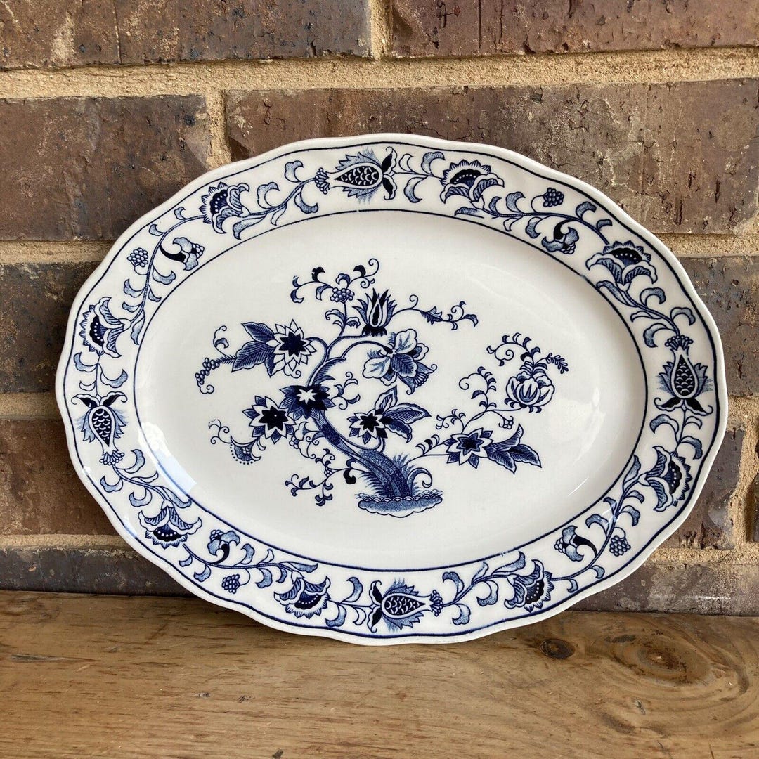 NIKKO Double Phoenix Japan Ming Tree Platter 11 3/4 X 9 1/8 - Etsy