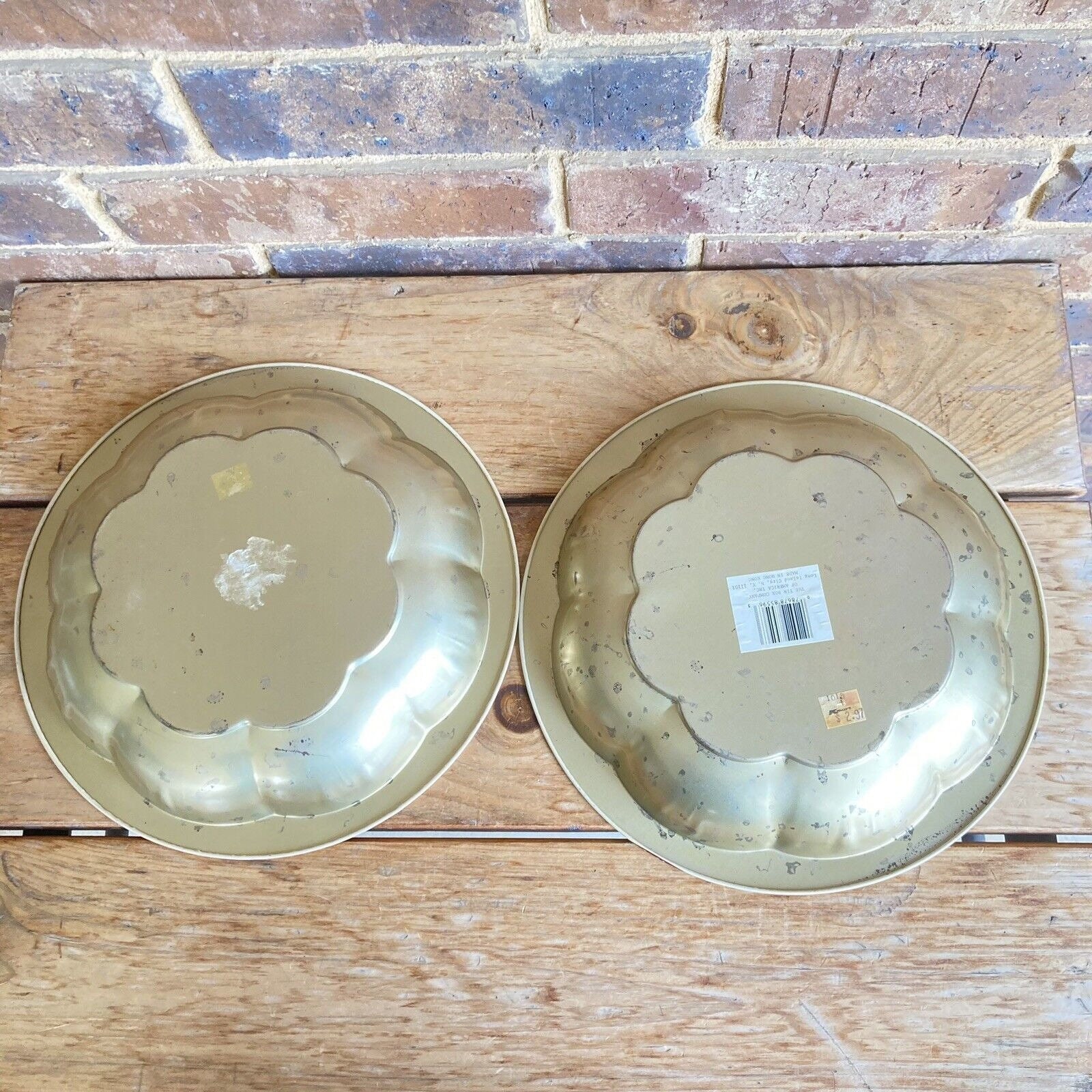 Vintage 1970s Birds Tin Tray Made in Hong Kong 2 Bowls the Tin Box ...