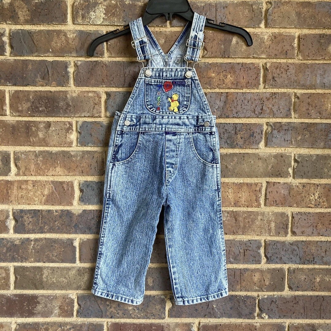 Vintage Teddy Bear Overalls by Tutis Made in Mexico Size 12M READ - Etsy