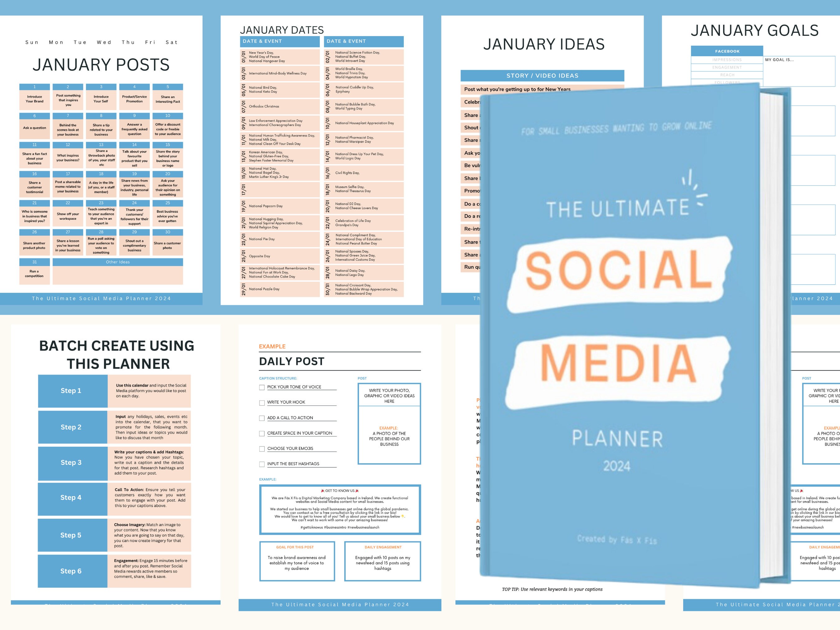 The Ultimate Social Media Planner 2024 - Etsy