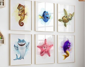 peach finding nemo drawing