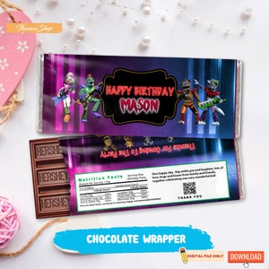 FNAF Security Breach Birthday Party Supplies Bundle (digital Download ...