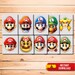 Printable Mario Photo Booth Props, Printable Photo Booth Props, Super ...