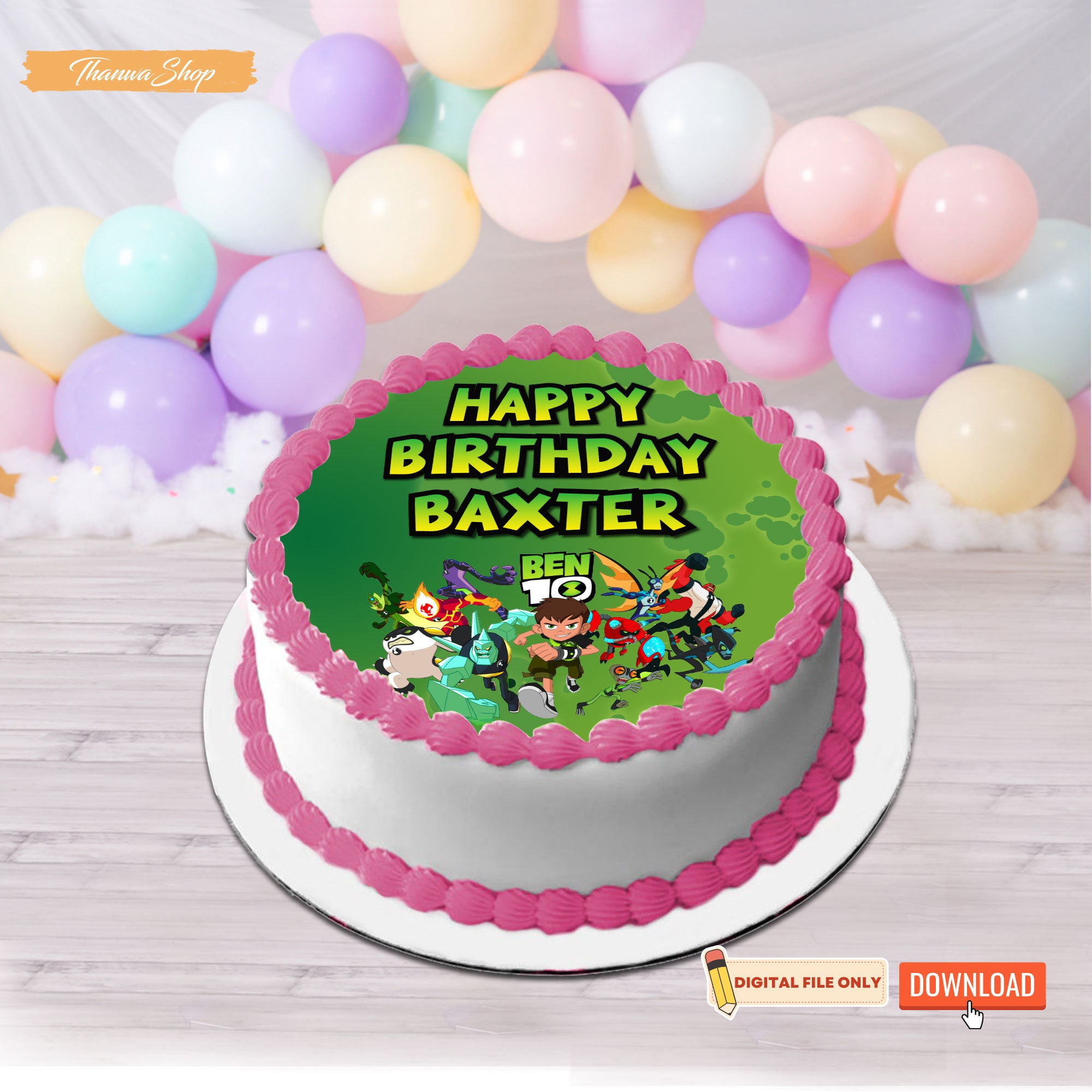 Ben 10 Birthdaypersonalized Ben 10 Cake Topper Personalized - Etsy