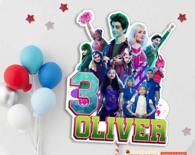 Zombies 2 Disney Werewolf Cake Topper Zombies 2 Disney Cumpleaños ...