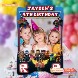 Video Game Party, Girl Birthday Frame, Video Game Decorations ...