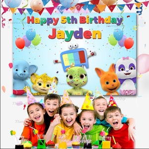 Printable Personalized Word Party Backdrop, Word Party Backdrop ...