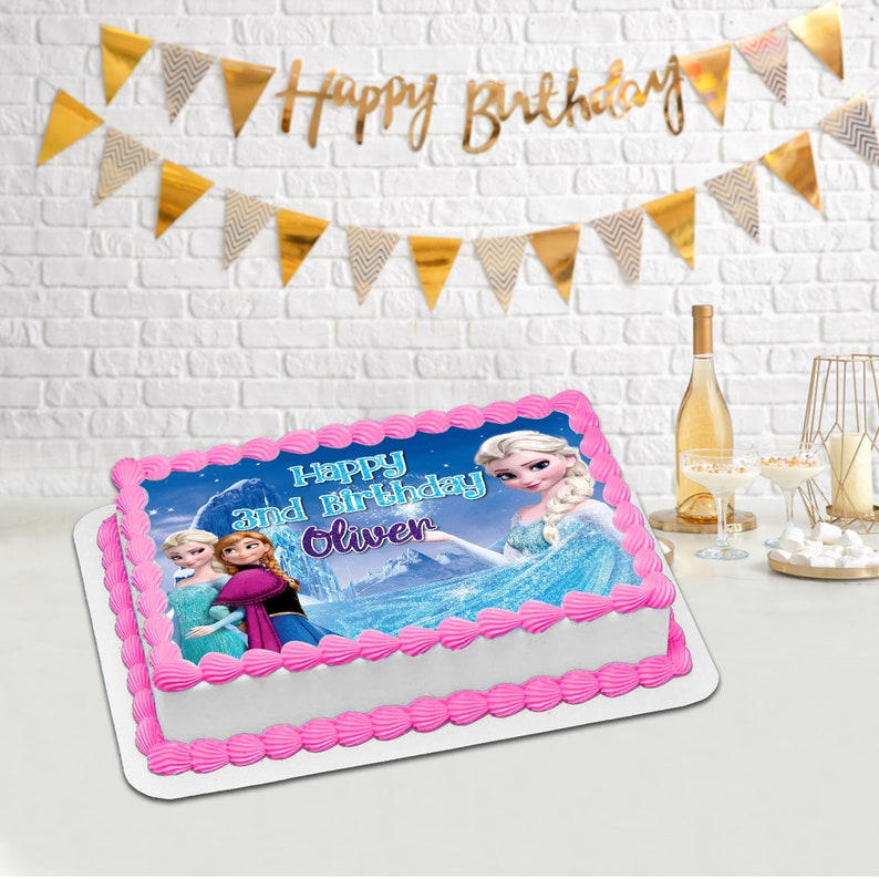 Printable Frozen Cake Topper Frozen 2 Cake Frozen Digital - Etsy