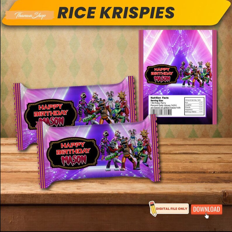 Printable Personalized Five Nights at Freddy's Security - Etsy