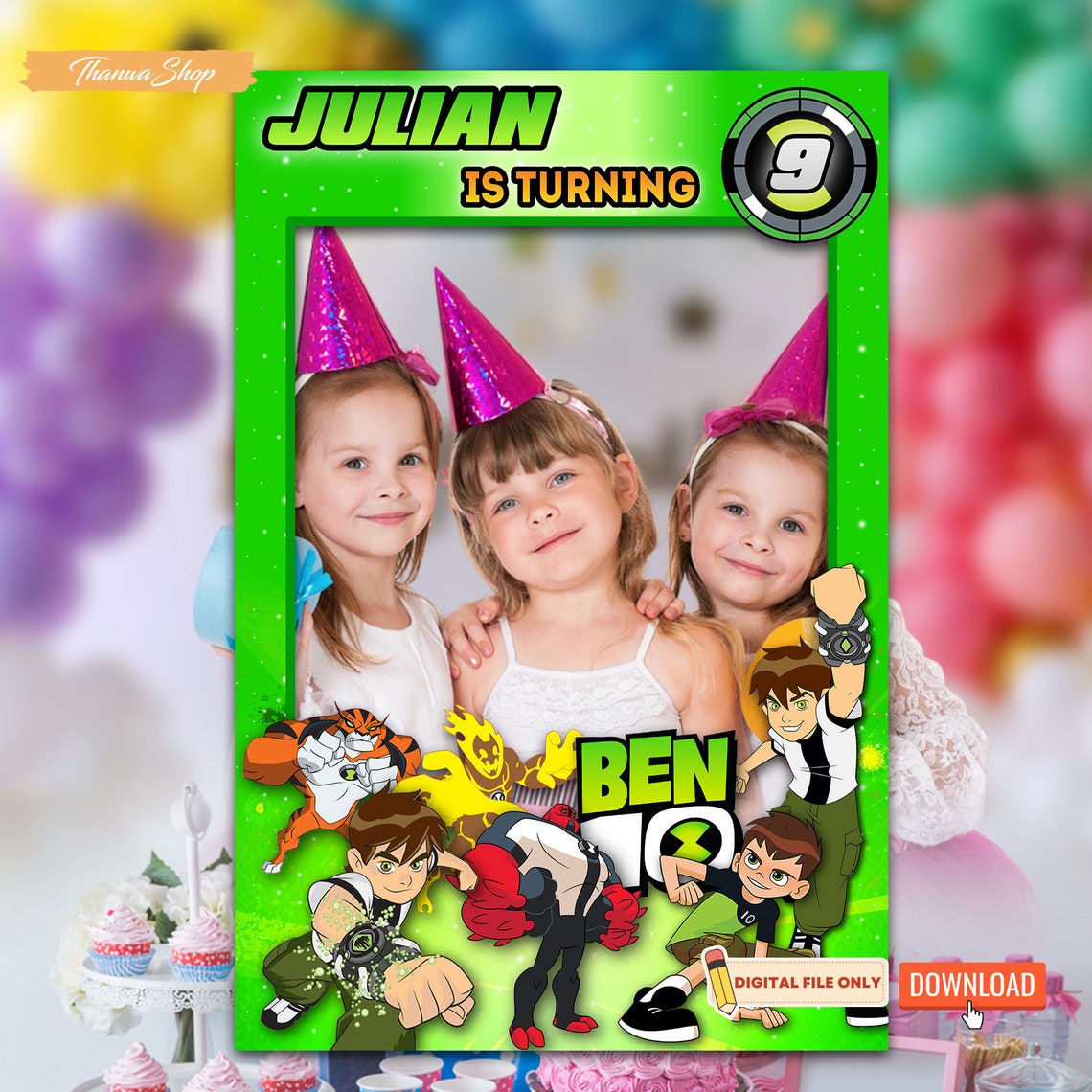 Ben 10 Birthday Ben 10 Decor Party Ben 10 Party Favors Ben - Etsy