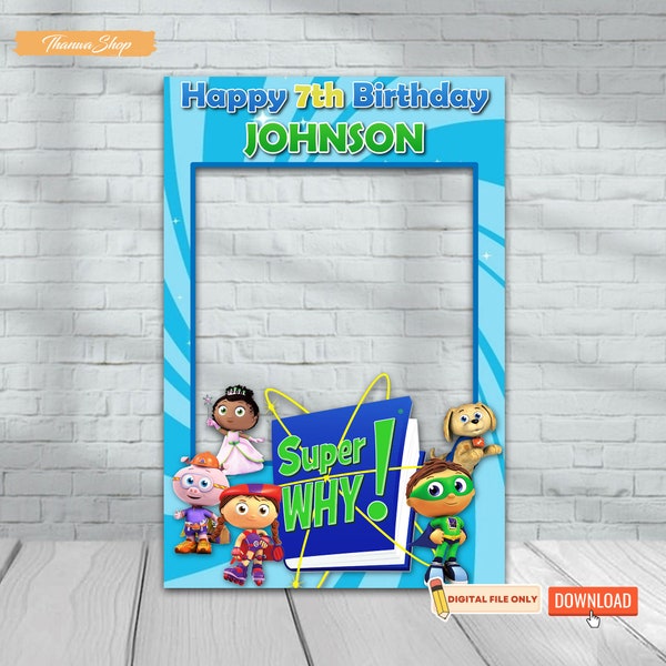 Super Why Birthday - Etsy