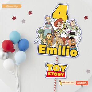 Printable Toy Story Centerpieces Birthday Decoration for Boy or Girl ...