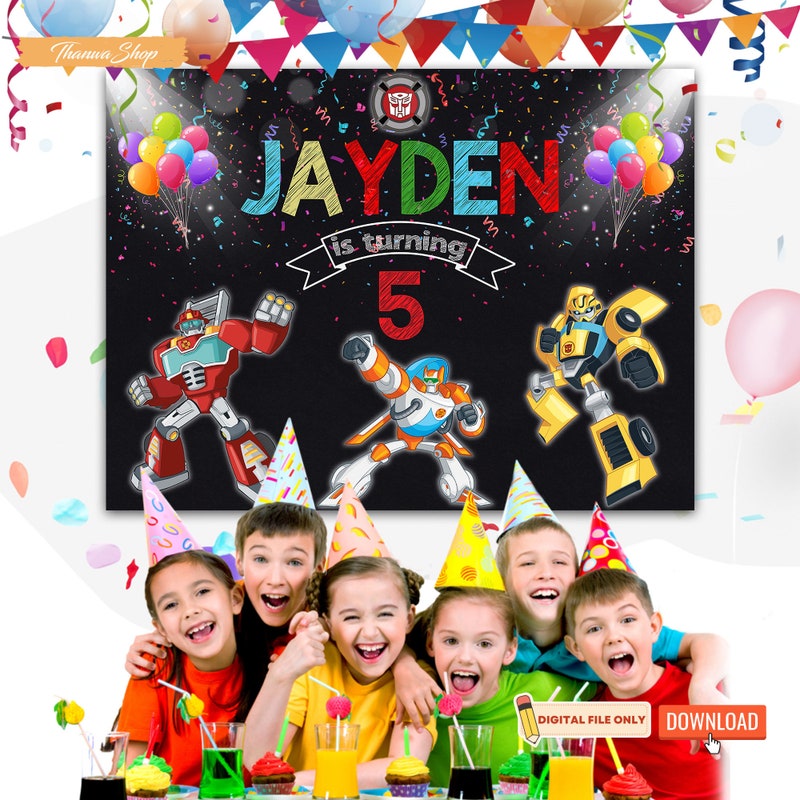 Rescue Bots Birthday - Etsy