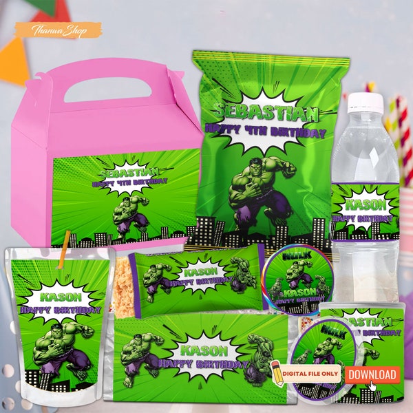 Hulk Party - Etsy