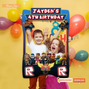 Video Game Party, Girl Birthday Frame, Video Game Decorations ...