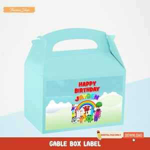 Printable Numberblocks Birthday Pack Party for Boy Girl, Customized ...