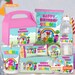 Printable Pink Numberblocks Birthday Party Favor Supplies Bundle Kids ...