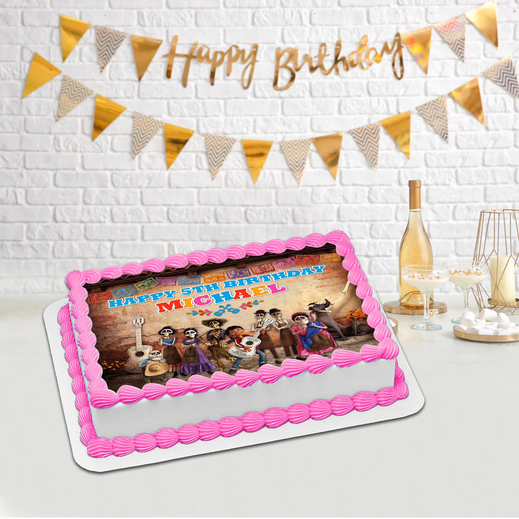 Coco Personalized Cake Topper Coco Custom Topper Coco Party - Etsy