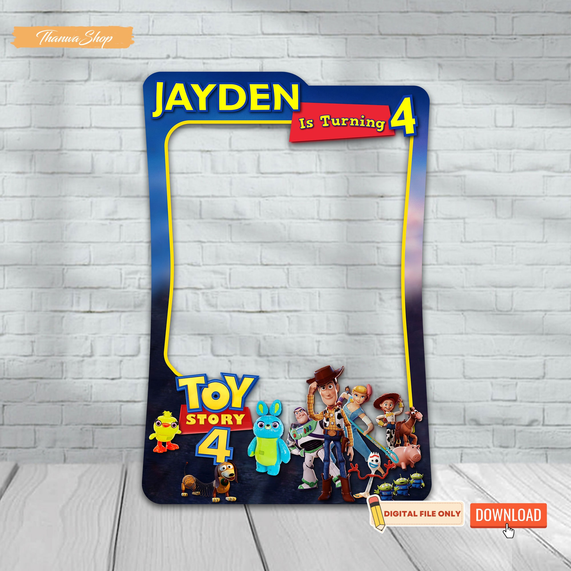 Toy Story Photo Booth Toy Story Theme Toy Story Photo Booth - Etsy