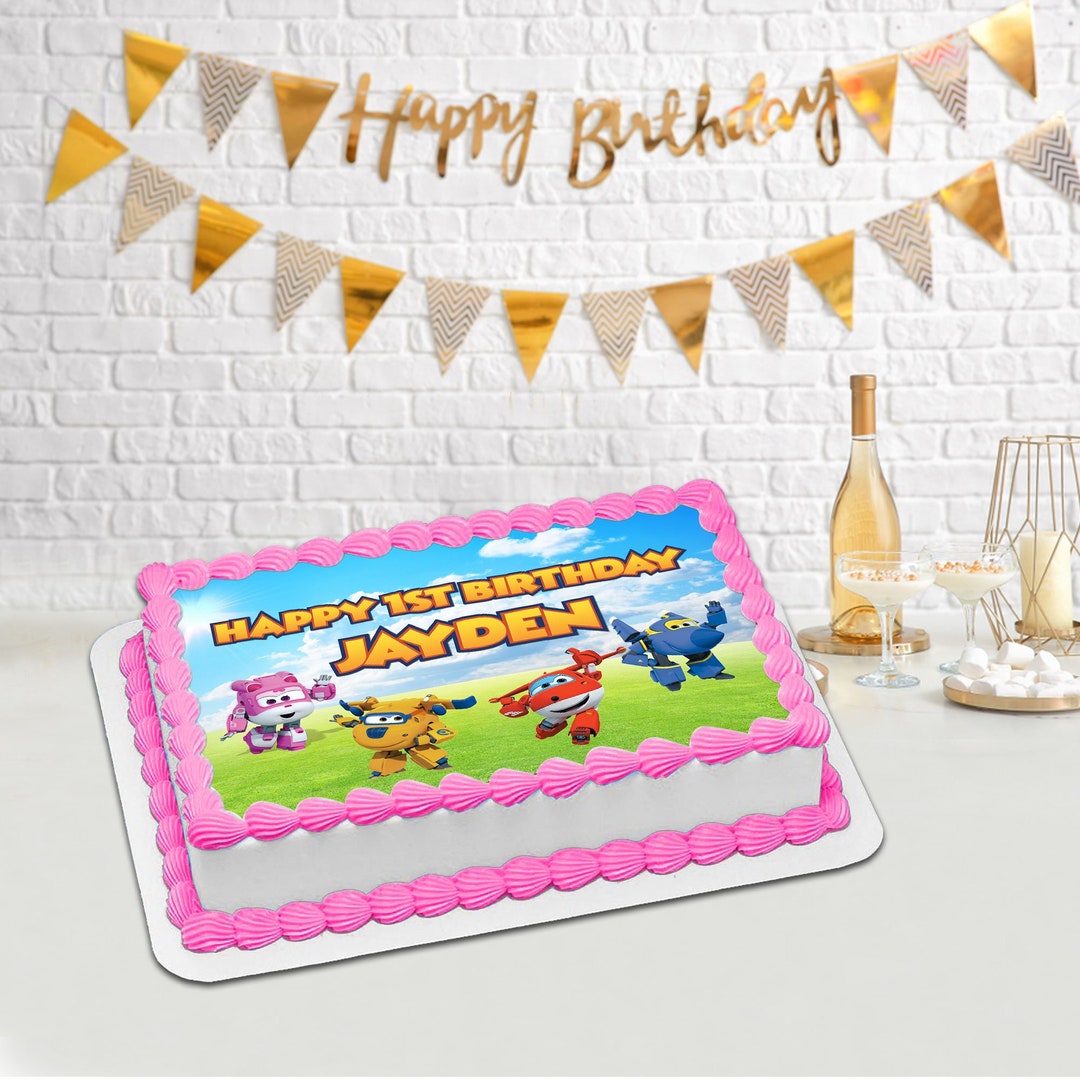 Super Wings Cake Topper, Super Wings Cupcake Toppers, Super Wings ...