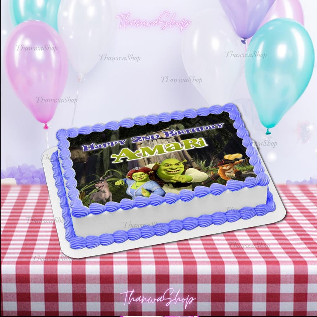 Shrek Cake Topper Shrek Party Shrek Birthday Shrek Meme - Etsy Portugal