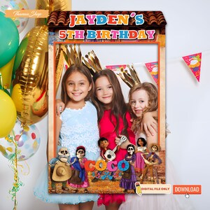 Coco Photo Booth Frame, Custom Photo Booth Frame, Coco Birthday, Coco ...