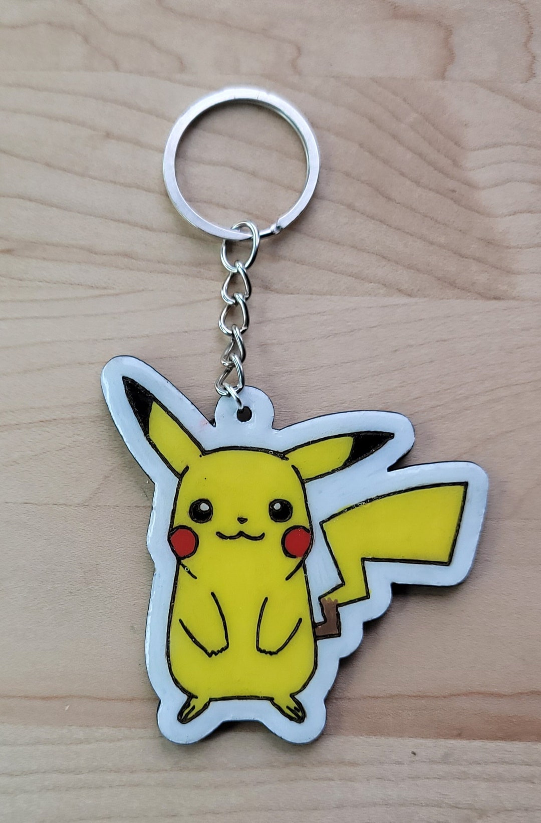 Backpack Buddy Pikachu Keychain - Etsy