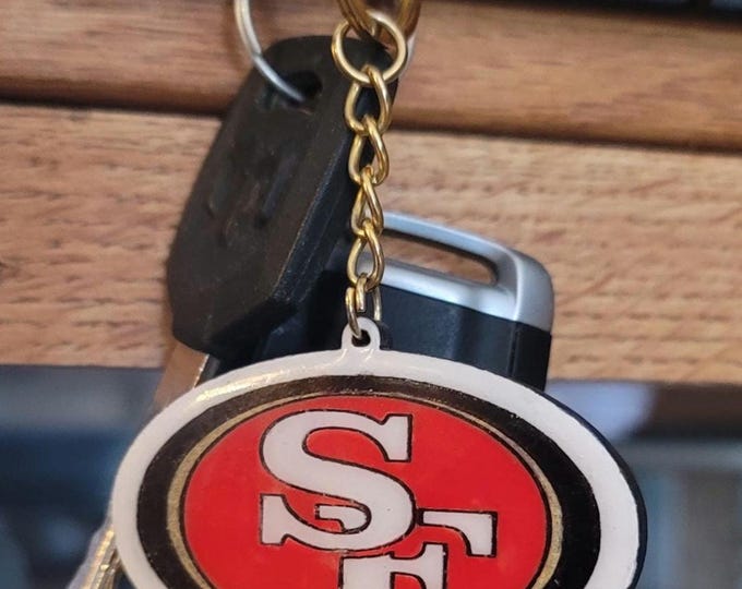 Football Team Keychain NFL Custom - Etsy